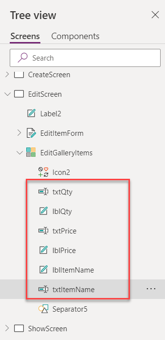 Repeating Tables in Power Apps using SharePoint List Form