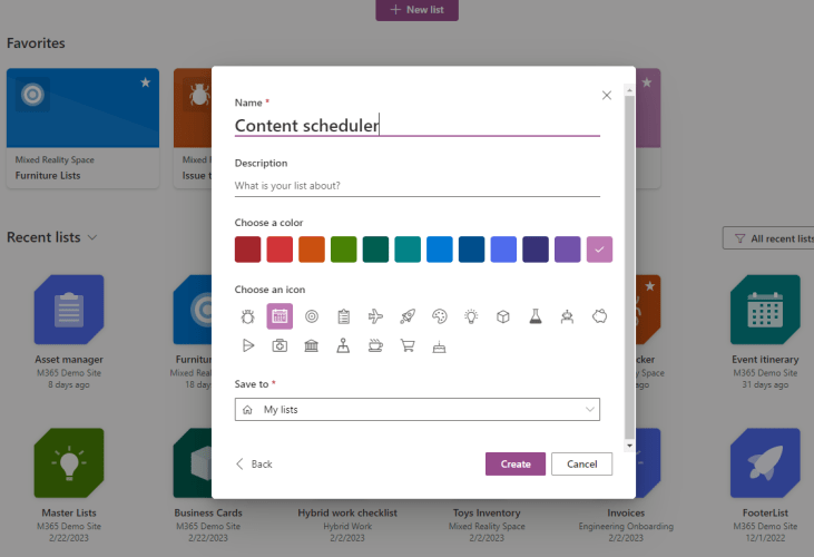 Microsoft List Content Scheduler Template: Streamline Your Content ...